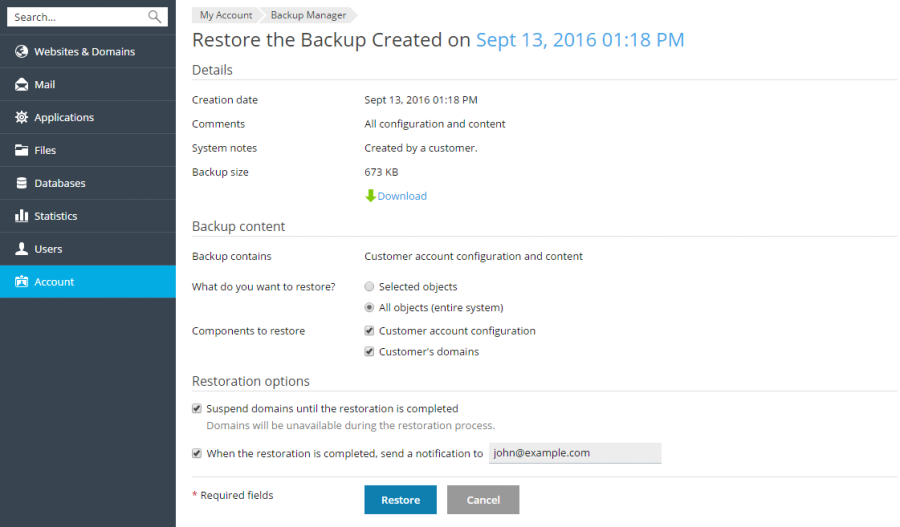 How To Take Back Uprestore Plesk Databases Linuxhub Your Gateway To Reliable Web Hosting